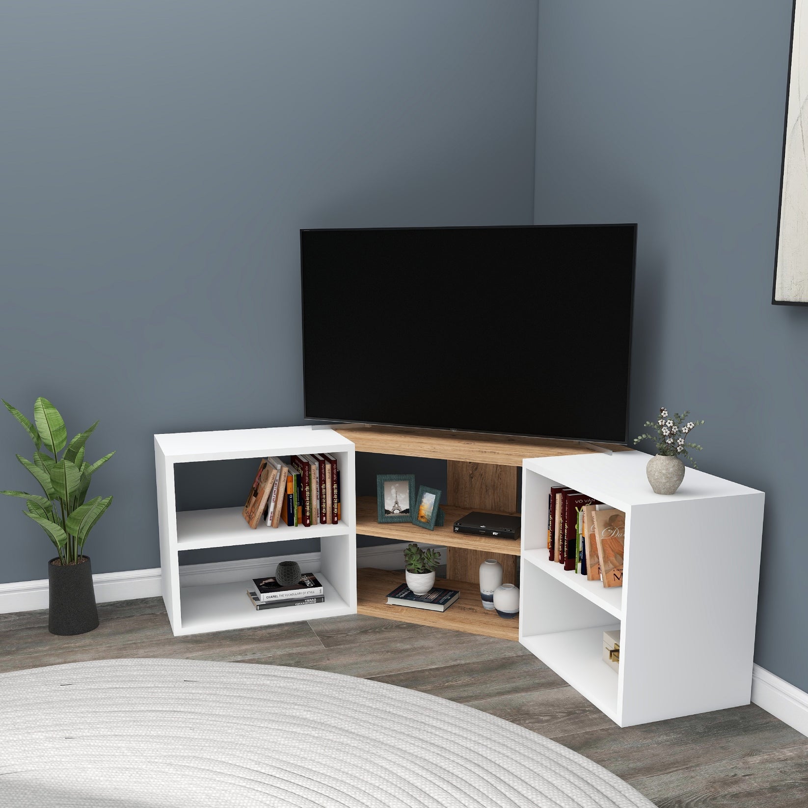 Bonnett Corner TV Stand & Entertainment Center – Destina Home