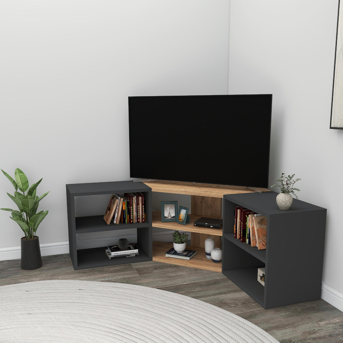 Bonnett Corner TV Stand & Entertainment Center – Destina Home